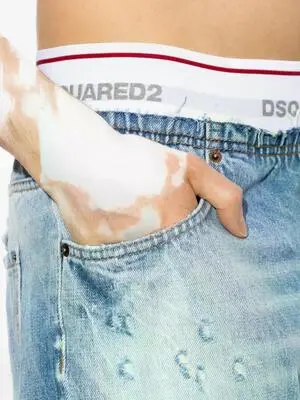 Dsquared2 Light Wash Denim Jogger Jeans