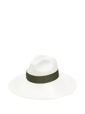 Borsalino Sophie Ribbon Panama Hat - Neutrals