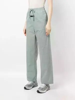 Fear Of God Logo-patch Drawstring-waist Trousers - Green