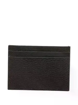 DELL'OGLIO Logo-print Cardholder - Brown