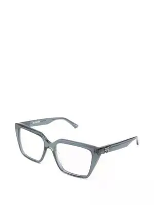 Balenciaga Square Frame Glasses - Black