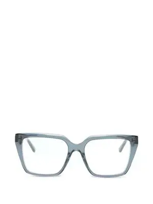 Balenciaga Square Frame Glasses Blue