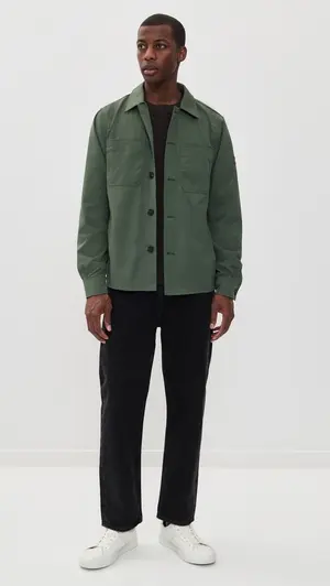 SAVE THE DUCK Basil Shirt Jacket - Thyme Green