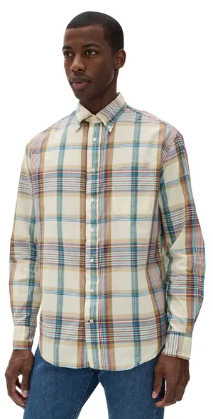 Gitman Bros Archive Madras Shirt