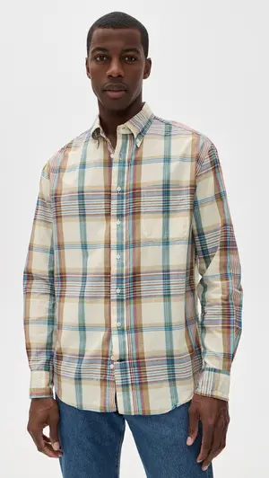 Gitman Bros Archive Madras Shirt