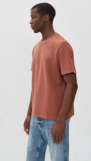 WAX LONDON Dean Tee - Rust