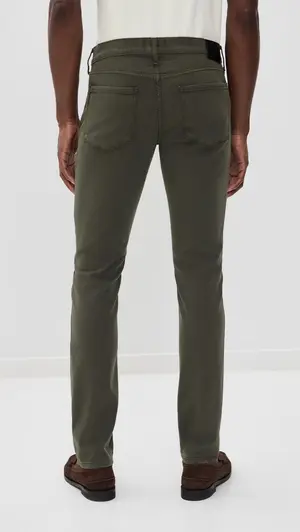 Paige Lennox Slim Stretch Jeans - River Moss