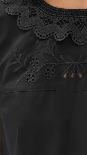 THE GARMENT Kirsten Ruffle Top - Black