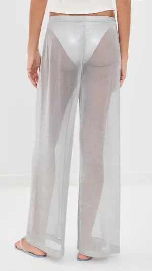 Staud Ali Metallic Pants