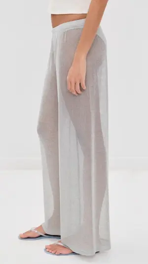 Staud Ali Metallic Pants