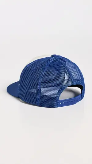 Rhude Pit Stop Trucker Cap - White/blue/red