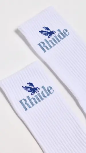 Rhude Rossa Logo Socks