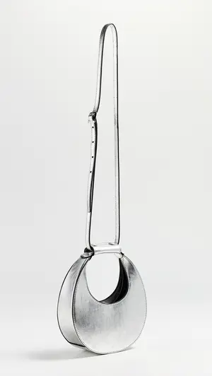 Staud Good Night Moon Bag - Silver
