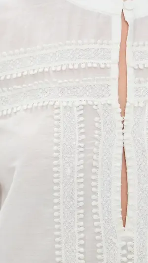 RE/DONE Tate Blouse - Ivory