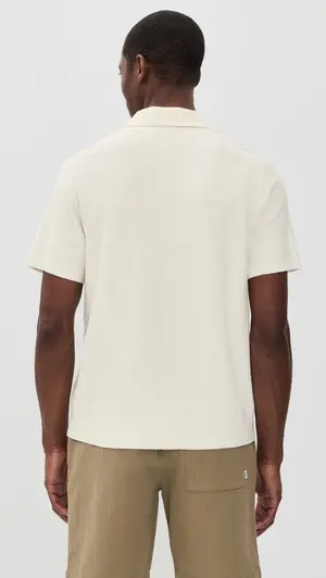 WAX LONDON Boucle Siena Polo - Ecru