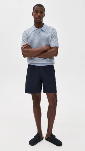 WAX LONDON Cotton Linen Blend Shorts