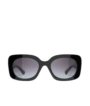 Chanel Square Frame Sunglasses Black