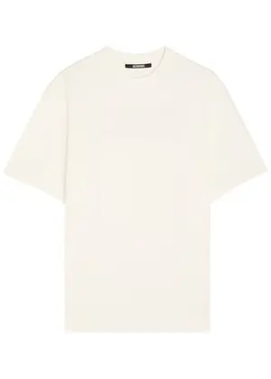 Jacquemus Embroidered Cotton T-shirt