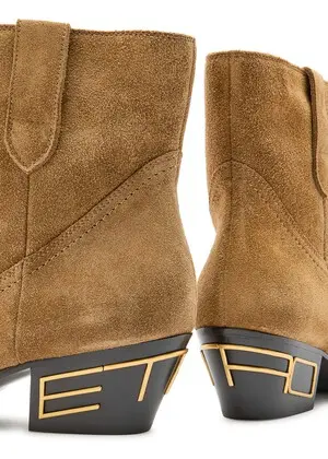 Etro Texan Suede Ankle Boots