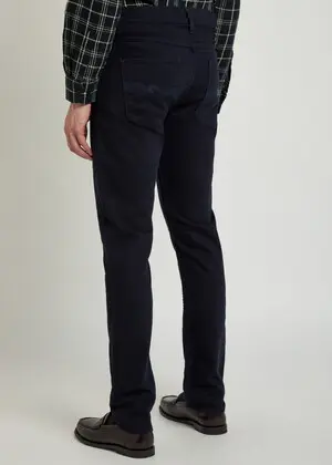 Nudie Jeans Lean Dean Slim-leg Jeans - Dark Blue