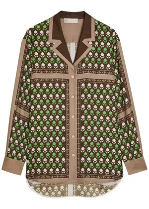 Tory Burch Printed Silk Shirt