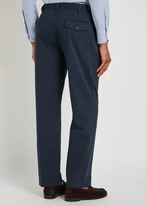 DRAKE'S Herringbone Tapered-leg Trousers
