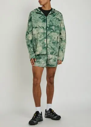 Y3 Printed Stretch-polyamide Running Shorts