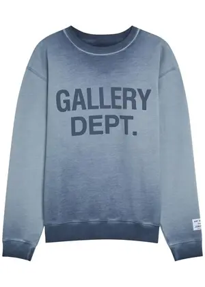 GALLERY DEPT. Logo-print Washed Cotton Sweatshirt