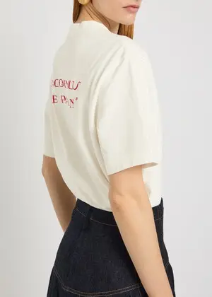 Jacquemus Le T-shirt De Collection Embroidered Cotton T-shirt