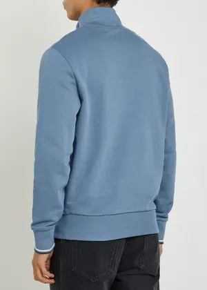 Fred Perry Half-zip Cotton Sweatshirt - Blue