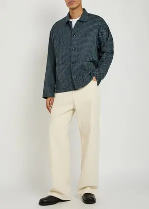 You Must Create Pj Checked Waffle Shirt