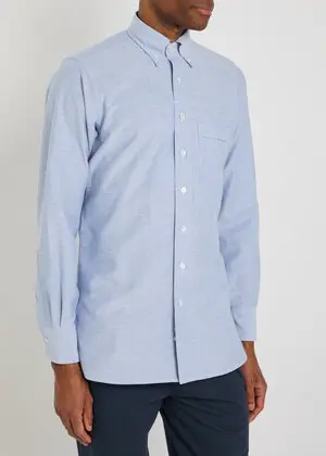 DRAKE'S Cotton Oxford Shirt