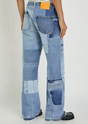 GALLERY DEPT. Mixed Straight-leg Jeans - Denim