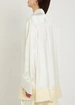 TOTEME Silk Button-down Shirt - White