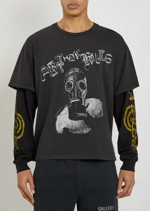 GALLERY DEPT. Layered Printed Cotton T-shirt
