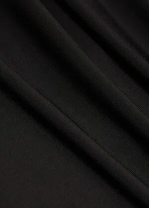 Max Mara Afoso Jersey Midi Wrap Skirt - Black