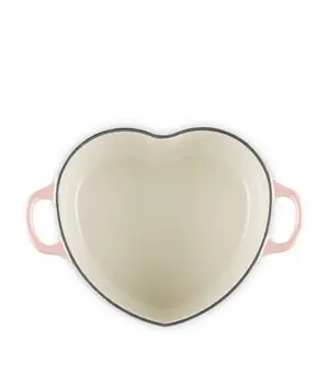 LE CREUSET Cast Iron Heart Casserole Dish - Orange