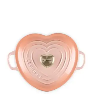 LE CREUSET Cast Iron Heart Casserole Dish - Orange