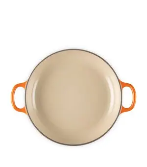 LE CREUSET Cast Iron Shallow Casserole Dish - Orange