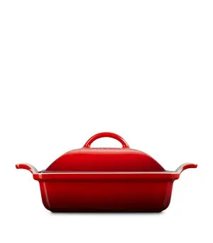LE CREUSET Stoneware Square Dish - Red