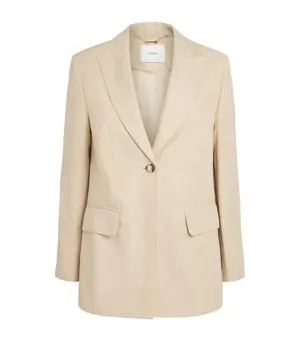 JOSEPH Rochd Single-button Blazer - Pink
