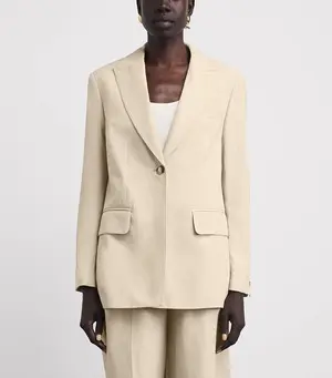 JOSEPH Rochd Single-button Blazer - Pink