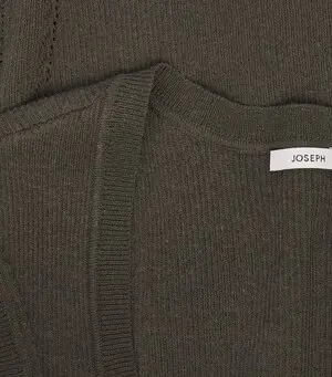 JOSEPH Knit Scoop-neck Alaou Top - Green