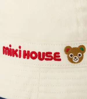 MIKI HOUSE Embroidered Bucket Hat
