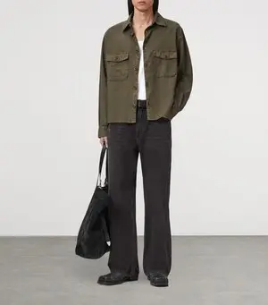 ALLSAINTS Organic Cotton Strand Shirt - Green