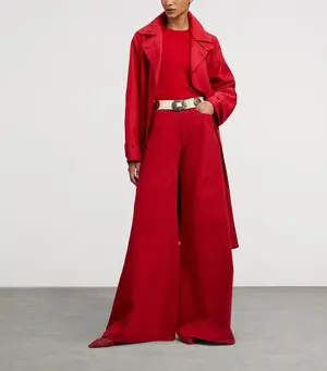Ralph Lauren Leather Concho Belt