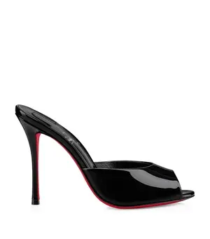 Patent Leather Stiletto Mules