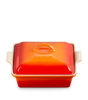 LE CREUSET Stoneware Square Dish - Orange
