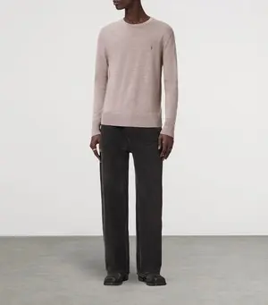ALLSAINTS Merino Wool Mode Sweater - Beige