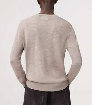 ALLSAINTS Merino Wool Mode Sweater - Beige